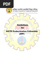AICTE Industry Fellowship Programme- Brochure | PDF