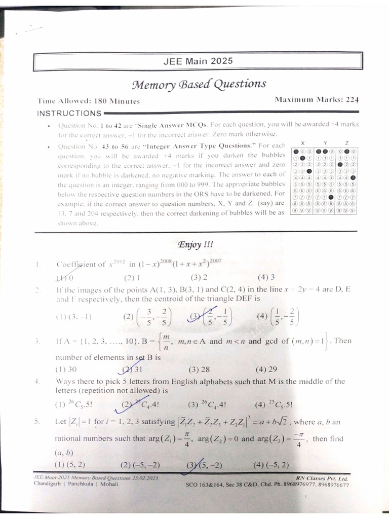 Answer Key | PDF