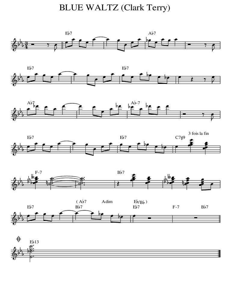 Blue Waltz C | PDF