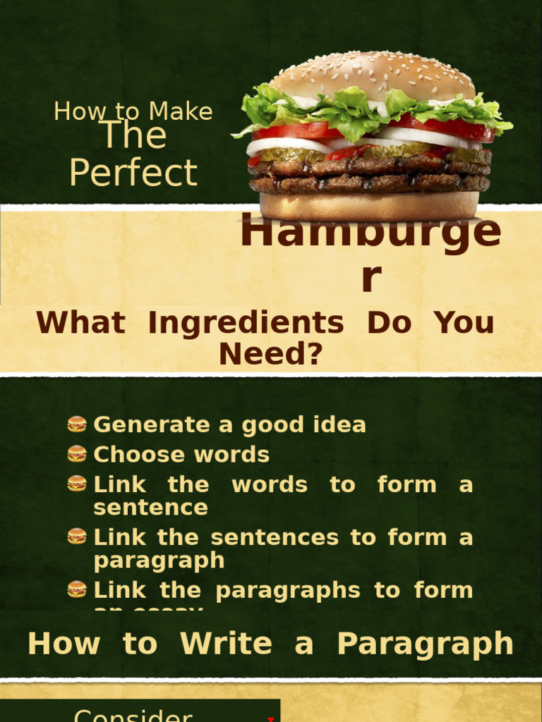 The Hamburger Paragraph KAZ | PDF | Hamburgers