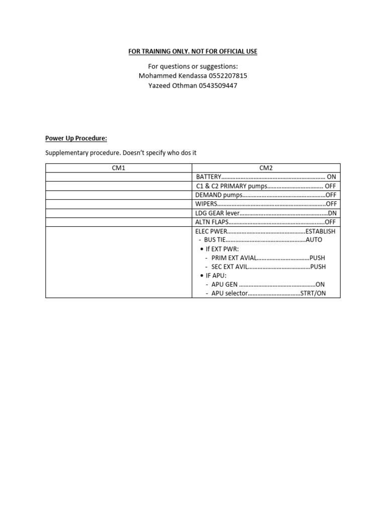 B777 FLOW ( Kendasa & yeazeed ) | PDF | Aviation | Aircraft