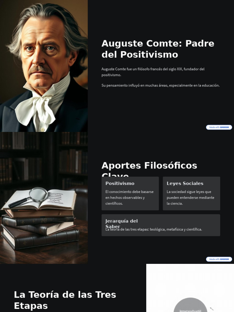 Auguste Comte Padre Del Positivismo (1) .PPTX 20250516 113250 0000 | PDF