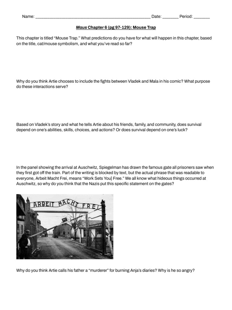 Maus Chapter 5 | PDF