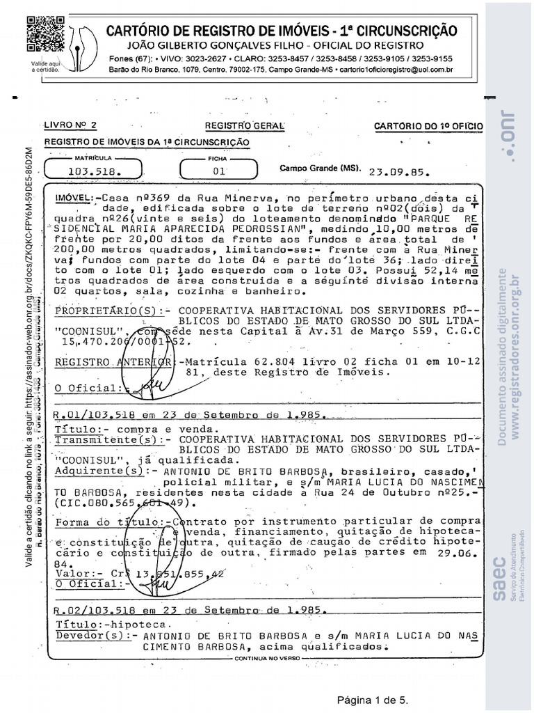 Valide Aqui A Certidão | PDF