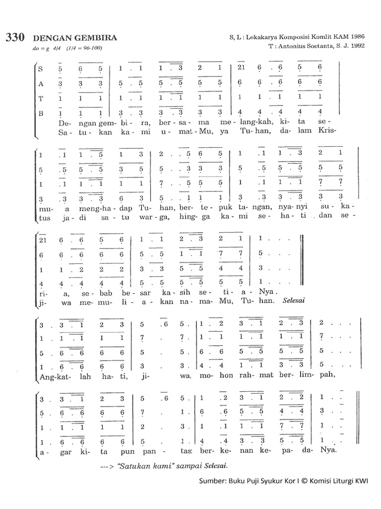 Dengan Gembira | PDF