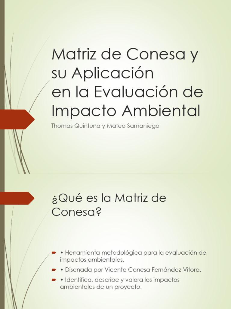 Presentacion Conesa | PDF