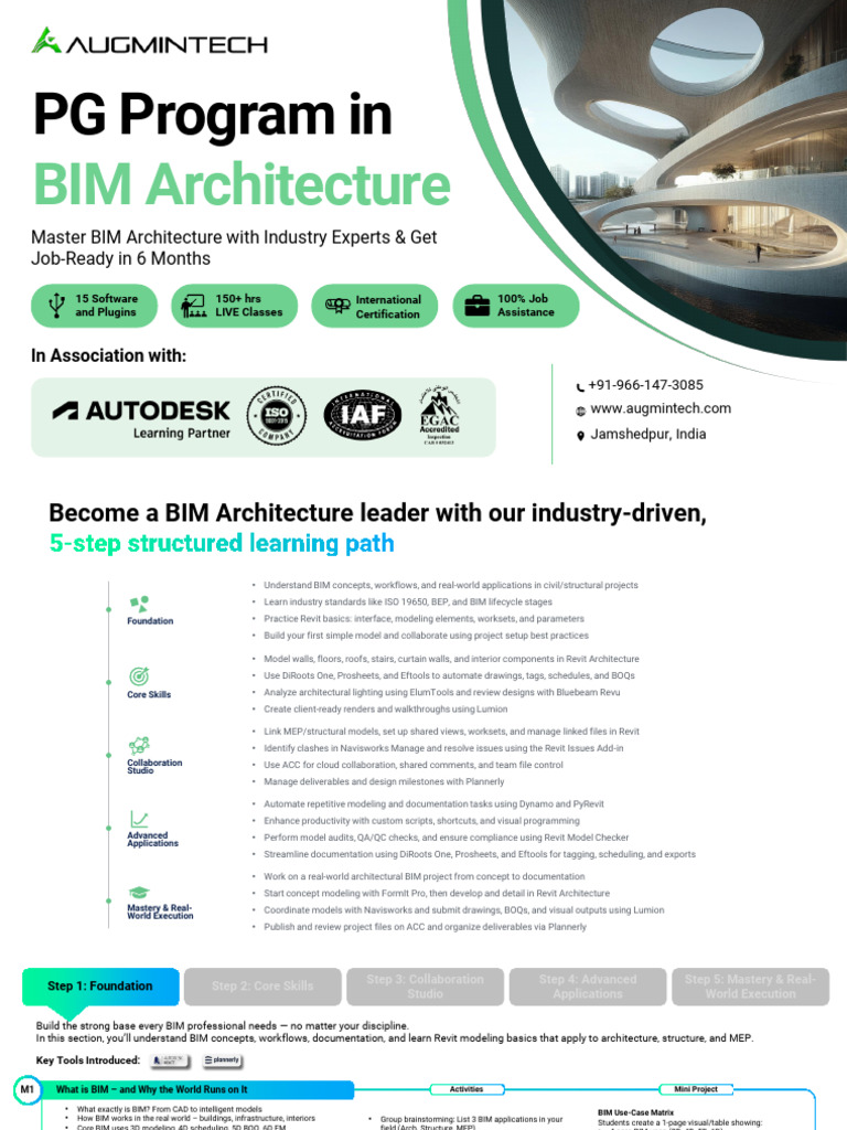 PGP in BIM Arch - Syllabus | PDF | Autodesk Revit | Building ...