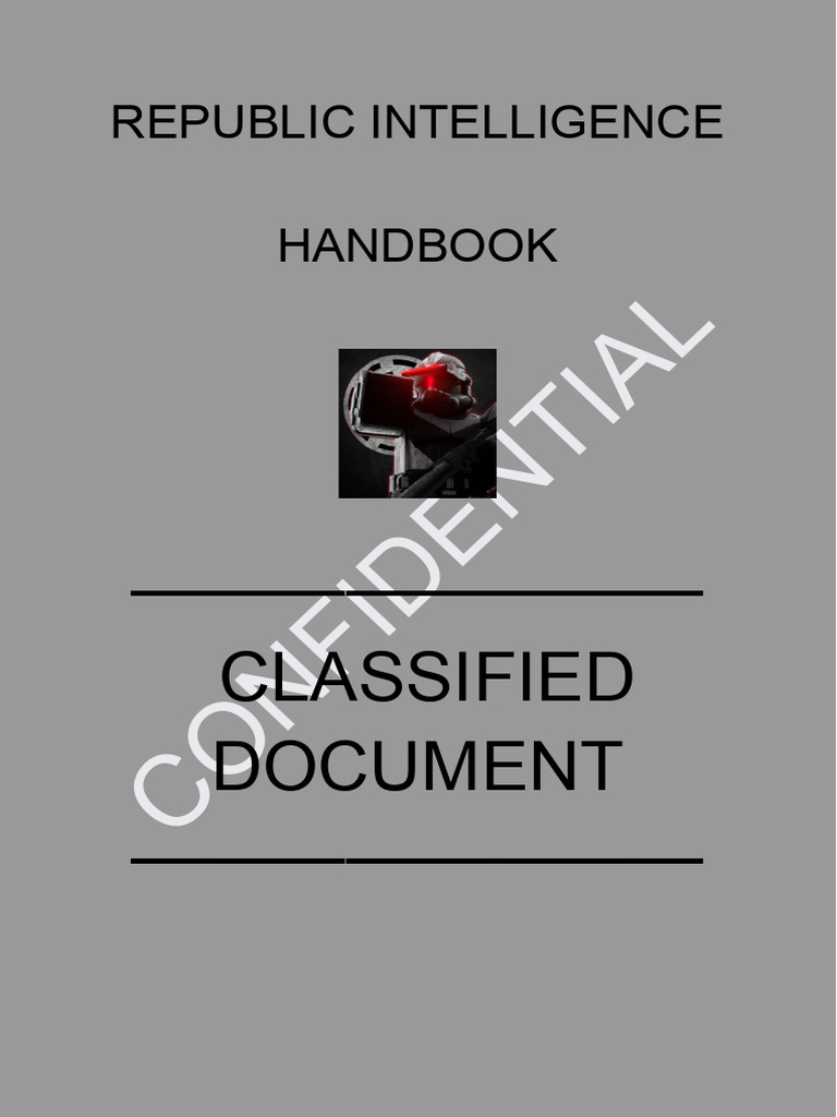 Republic Intelligence Handbook | PDF