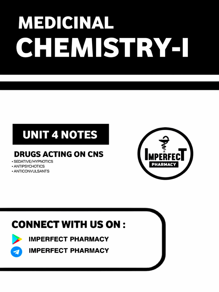 UNIT 4 Medicinal Chemistry I Imperfect Pharmacy | PDF
