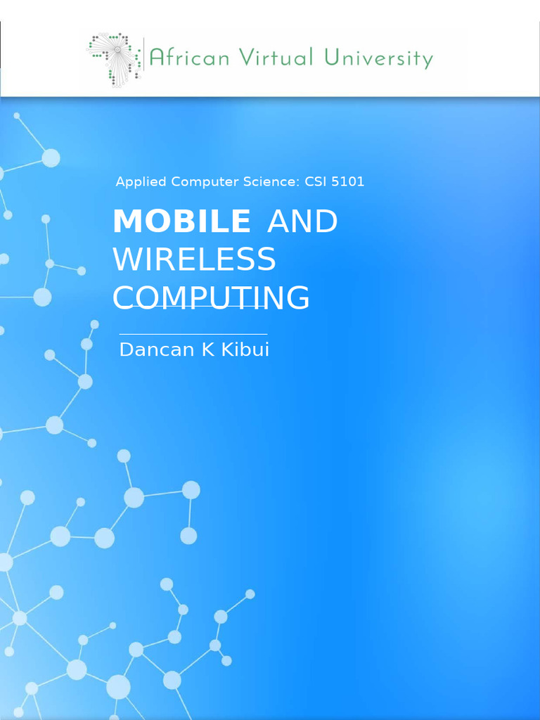 Iso Mobile and Wireless Computing1 | PDF | Cellular Network | High Speed Packet Access