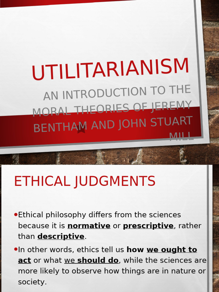 Utilitarianism | PDF | Utilitarianism | Applied Philosophy