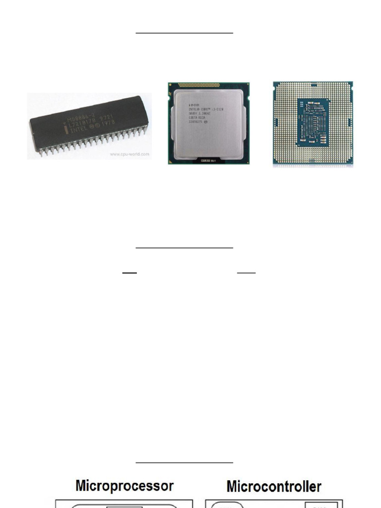 Overview of the Intel 8086 Microprocessor | PDF | Computer Programming ...