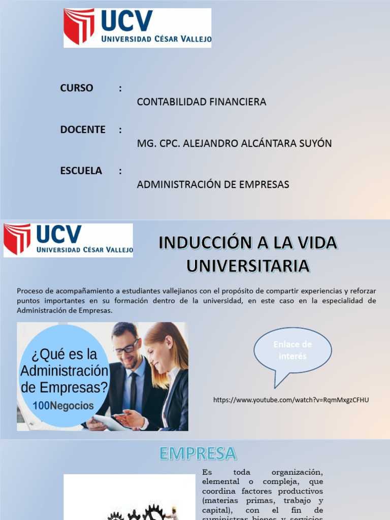 INDUCCIÓN VIDA UNIVERSITARIA | PDF