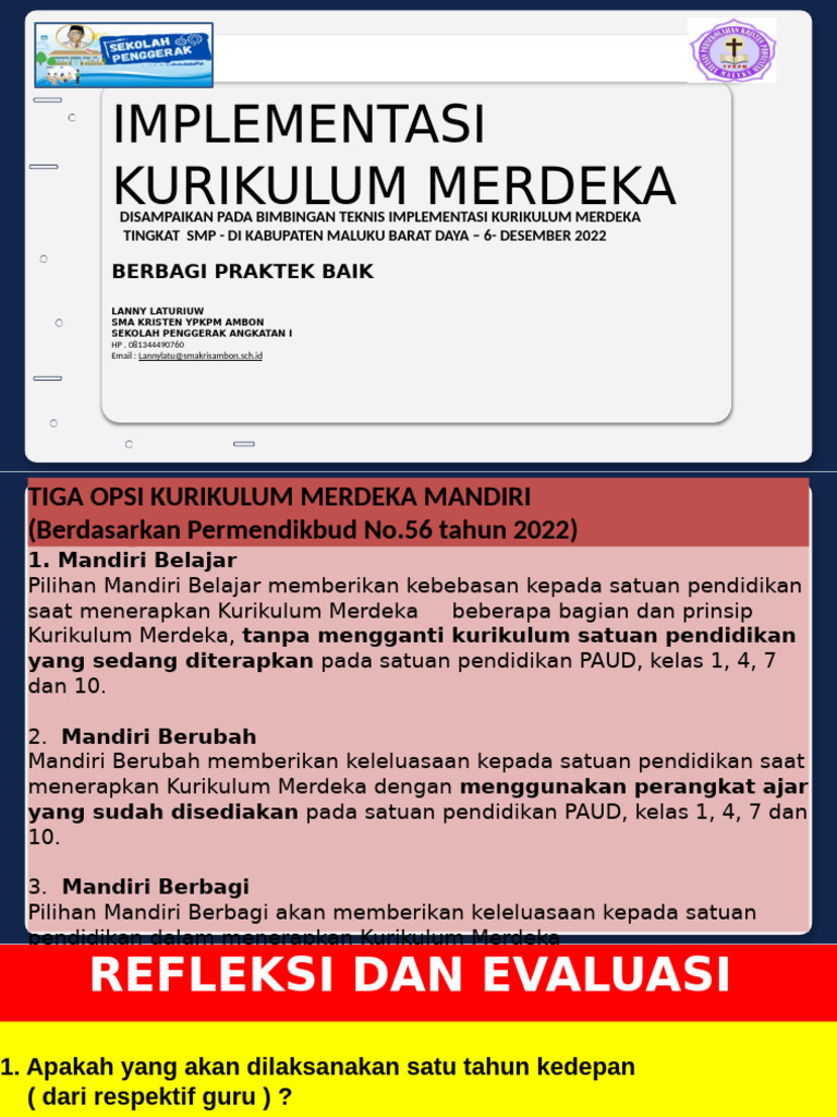 Materi Ikm Untuk Mbd Smp - 5012022 | PDF