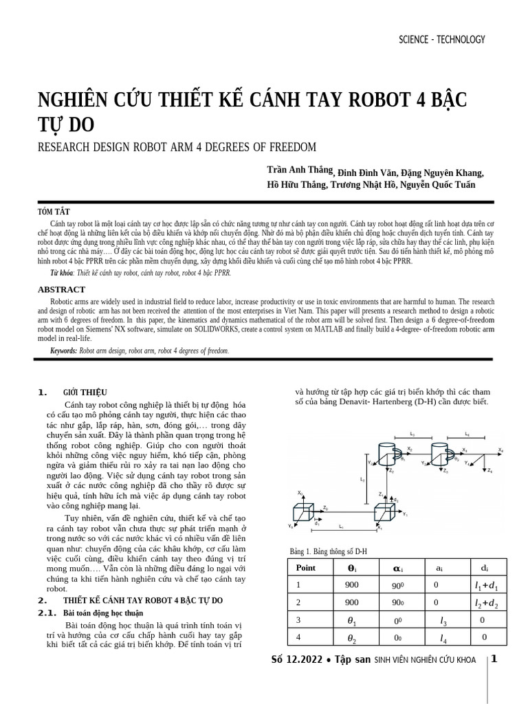 Robot Công Nghiệp | PDF