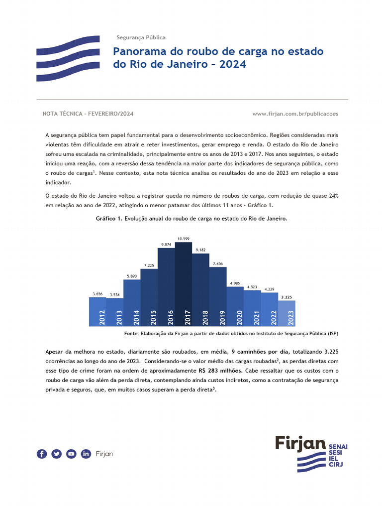 2024 02 NT Panorama Roubo Carga ERJ | PDF