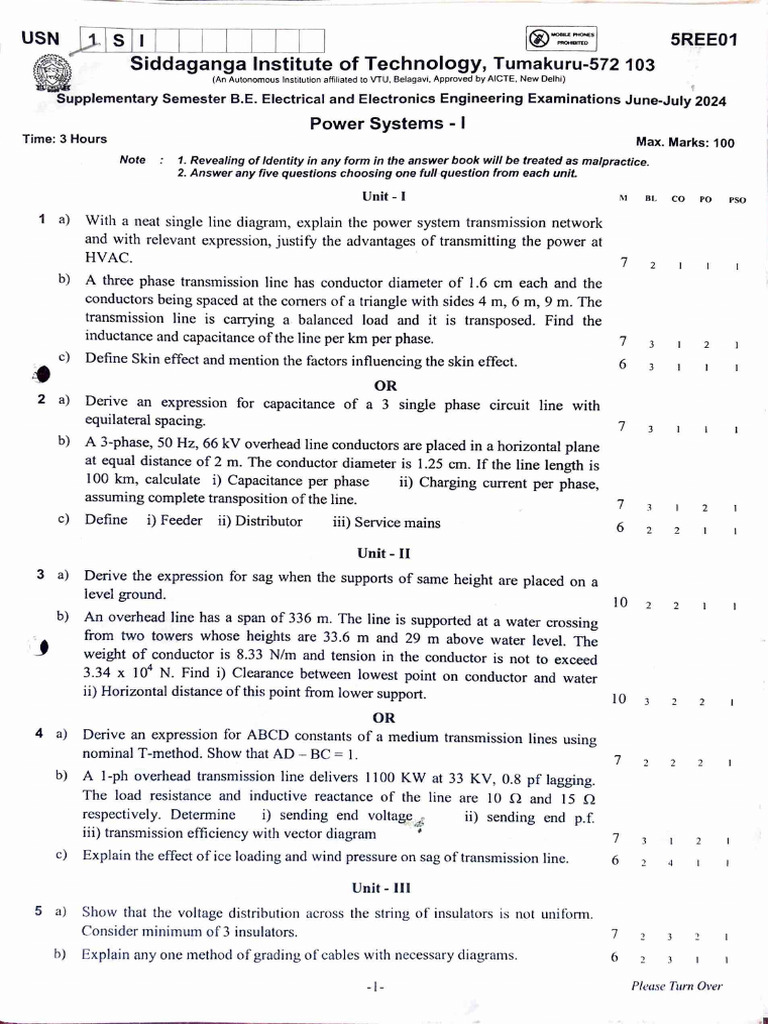 Power System 1 June July 1 | PDF