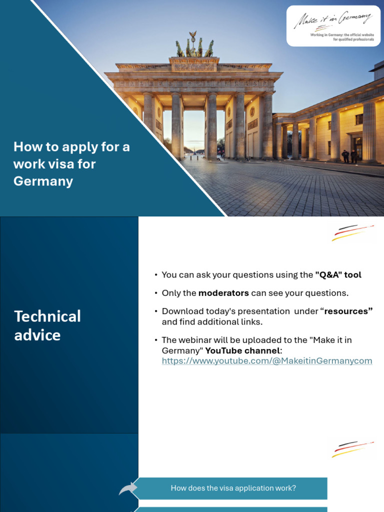 How To Apply For A German Work Visa | PDF | Travel Visa | Profession