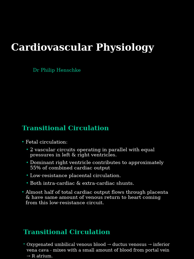 Cardiovascular Physiology | PDF | Atrium (Heart) | Circulatory System