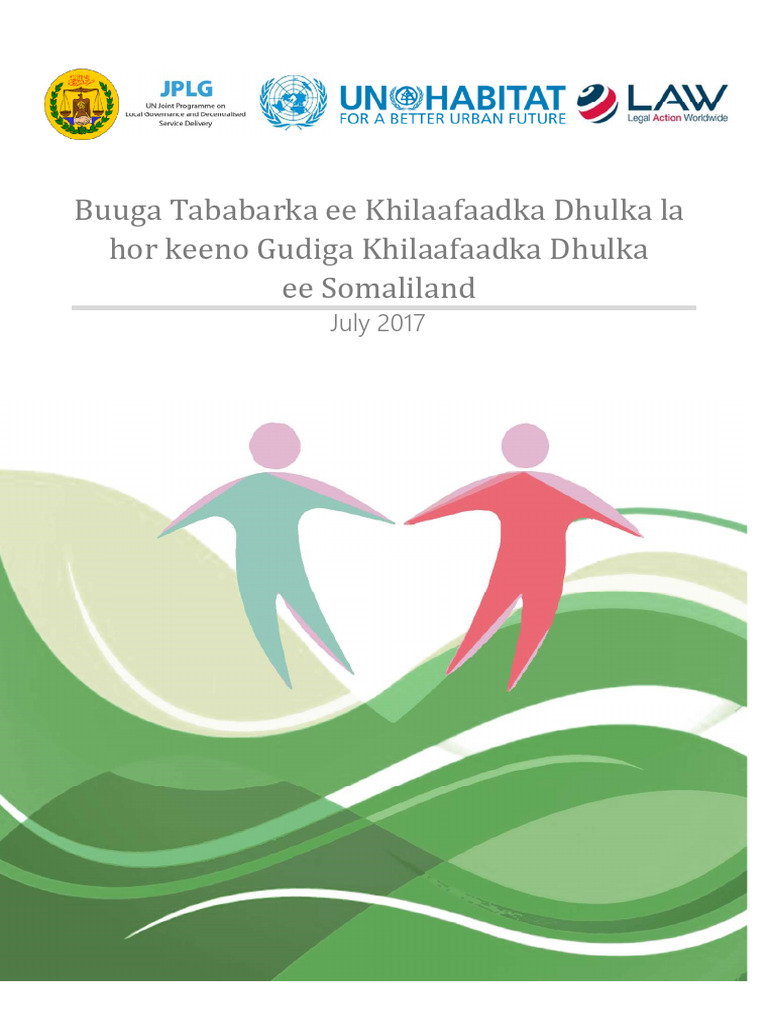 Buuga Tababarka GKHDH Ee Somaliland Somali | PDF