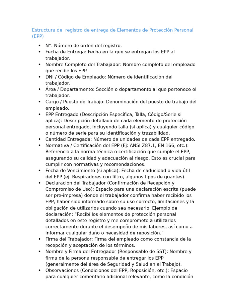 Epps | PDF | Administración de Seguridad y Salud Ocupacional