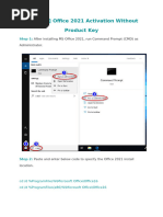 Activar Office 2021 LTSC CMD Guía | PDF
