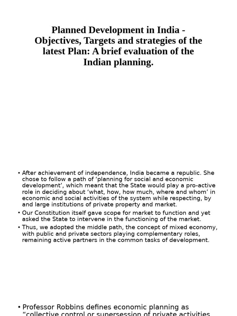 India’s Economic Planning Strategies | PDF | Foreign Direct Investment ...