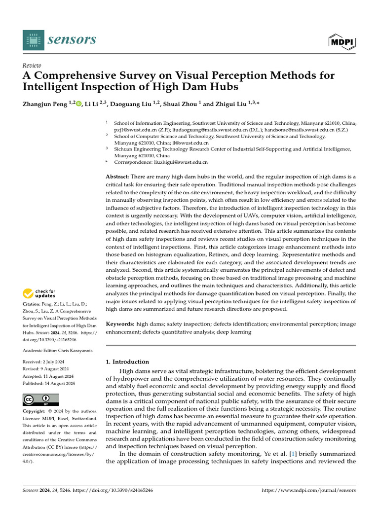 Sensors 24 05246 | PDF | Computer Vision | Image Segmentation