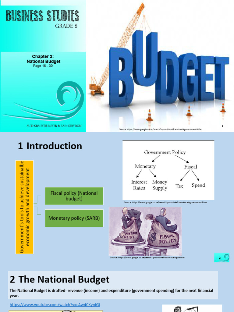 Grd8-2 National Budget | PDF | Taxes | Government Budget