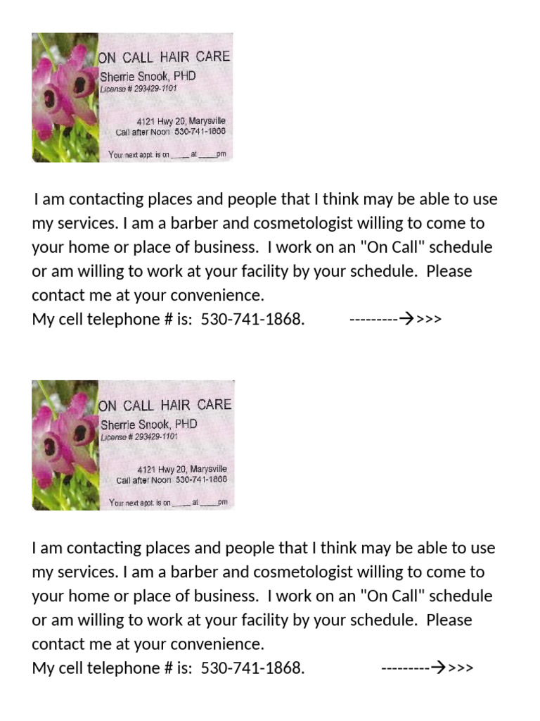 On Call Flyer | PDF