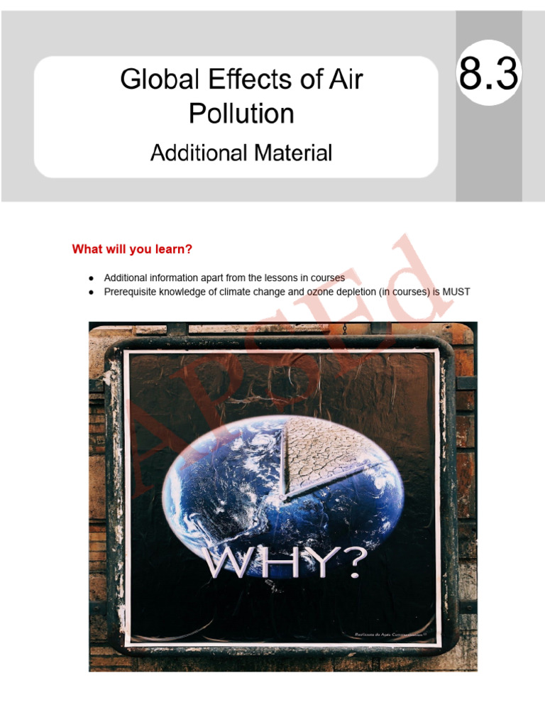 Global Effects Air Pollution | PDF | Greenhouse Effect | Cost Of Living