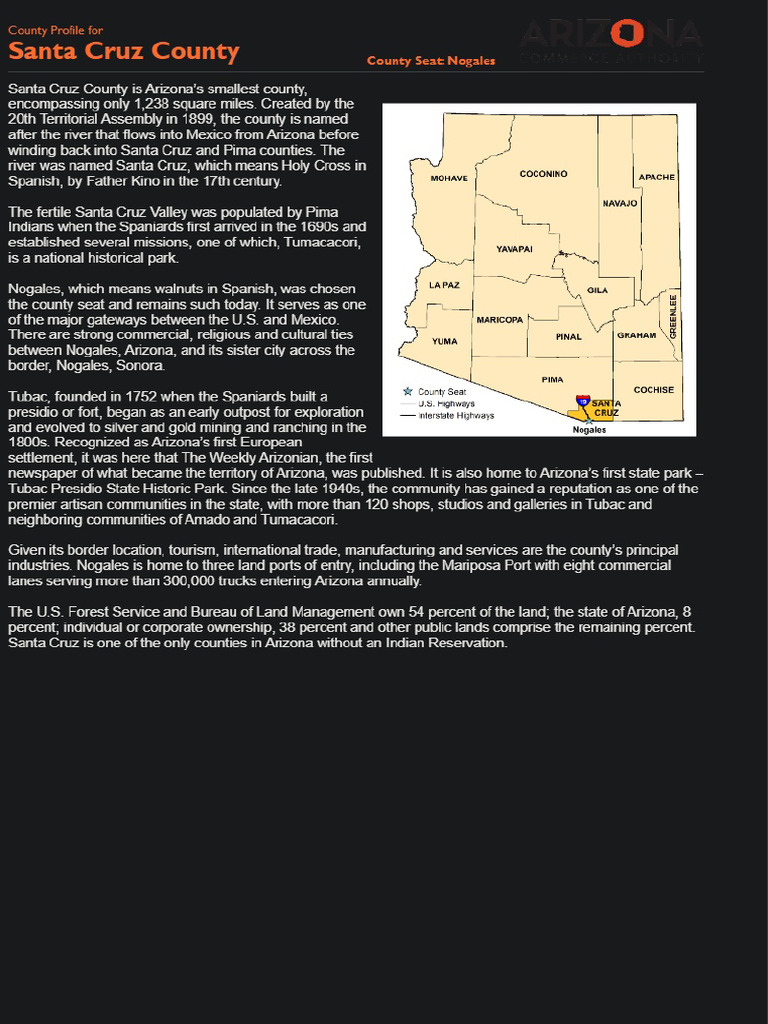 Santa Cruz County County Profile | PDF
