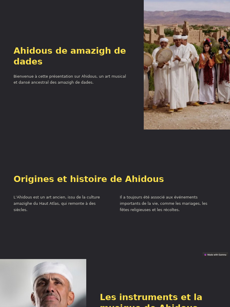 Ahidous : Art et Culture Amazigh | PDF