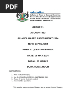 Grade 11 Project 2025 | PDF