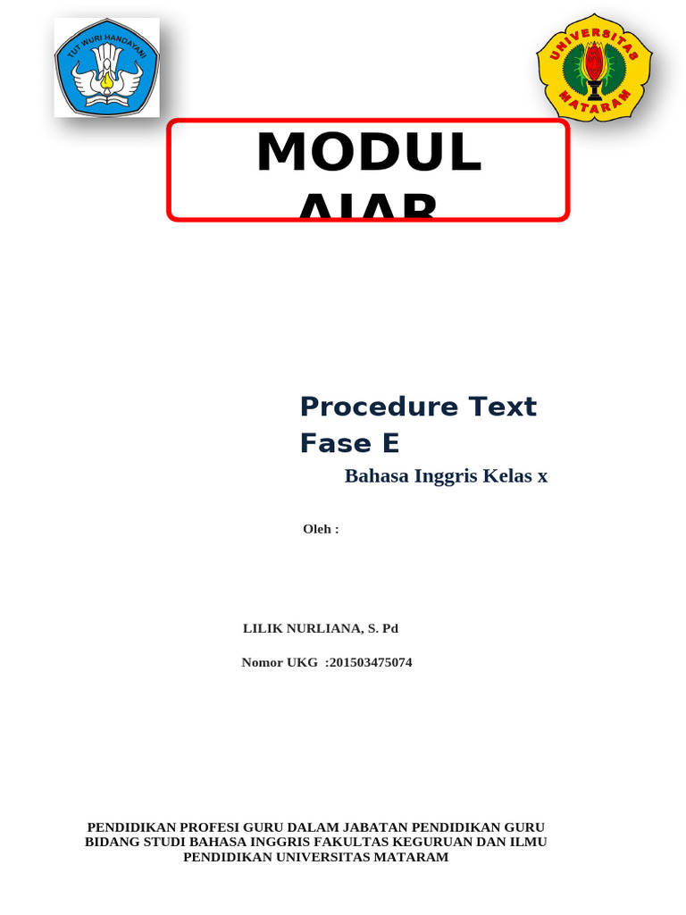Modul Ajar Fix | PDF