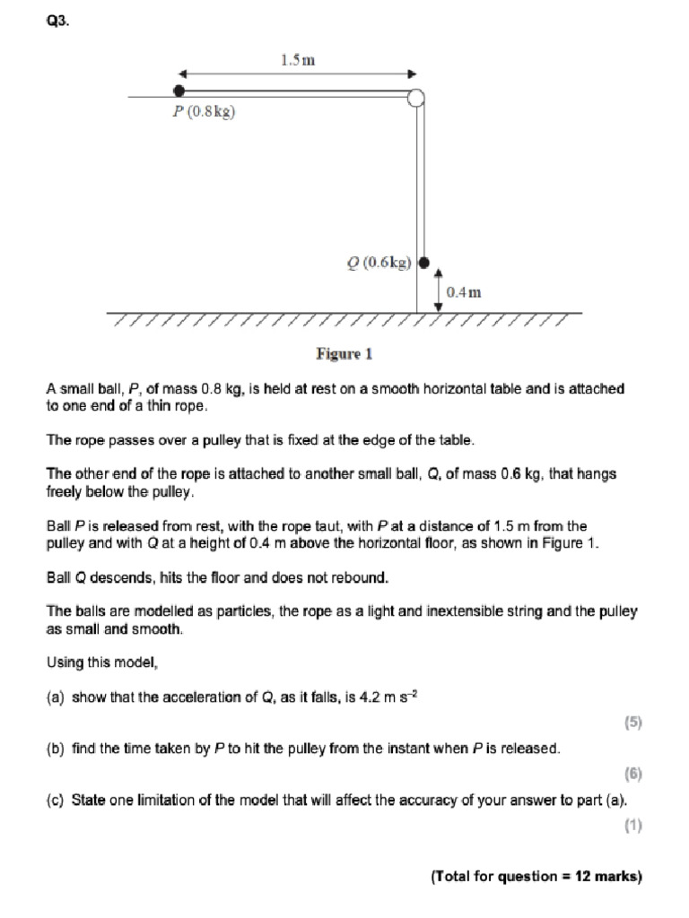 Pulleys Questions | PDF
