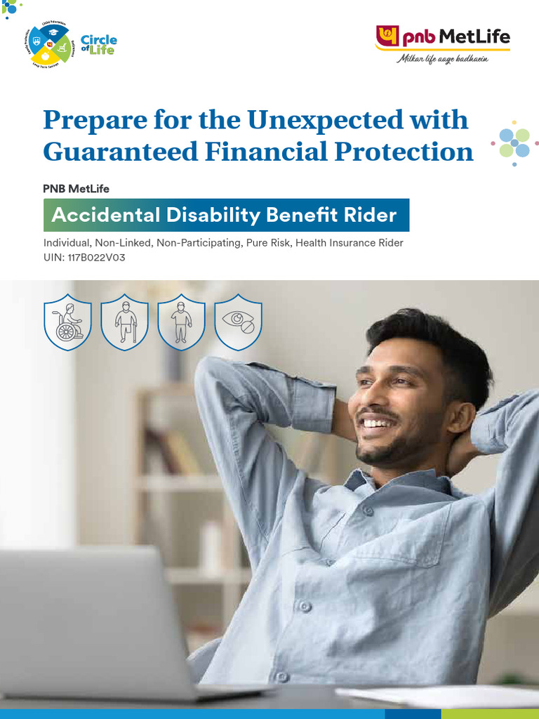 MetLife Accidental - Disability - Rider - Brochure | PDF | Insurance ...