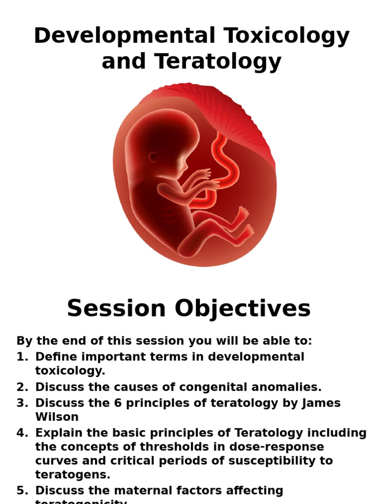 Developmental Toxicology & Teratology Guide | PDF | Prenatal ...