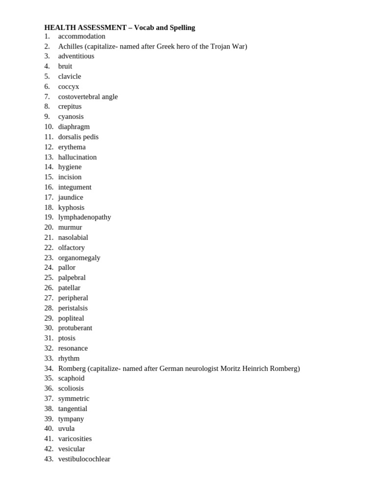 Vocab and Spelling Practice | PDF