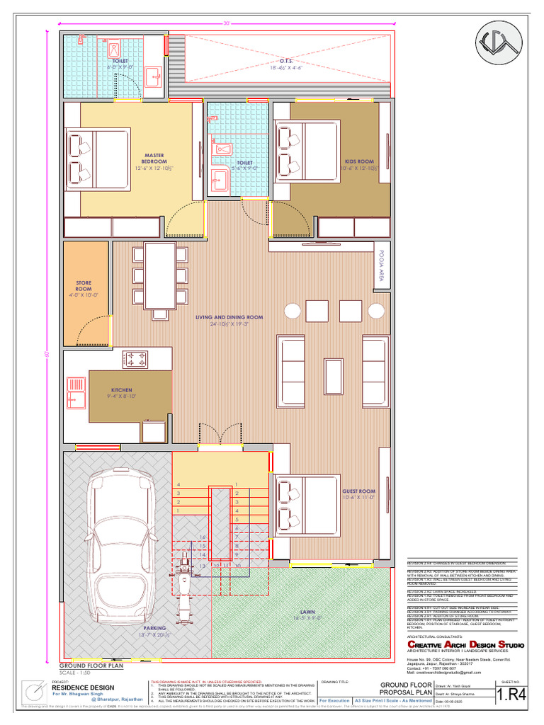 B11 - Ad01 - DD - FP01 - R4 - BS - 1.R4 - GF Proposal Plan | PDF | Room ...