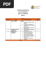 TECHNICAL MATHEMATICS Grade 12 June 2024 Assessment Guidelines | PDF ...
