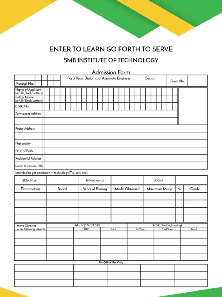 SMB Form | PDF