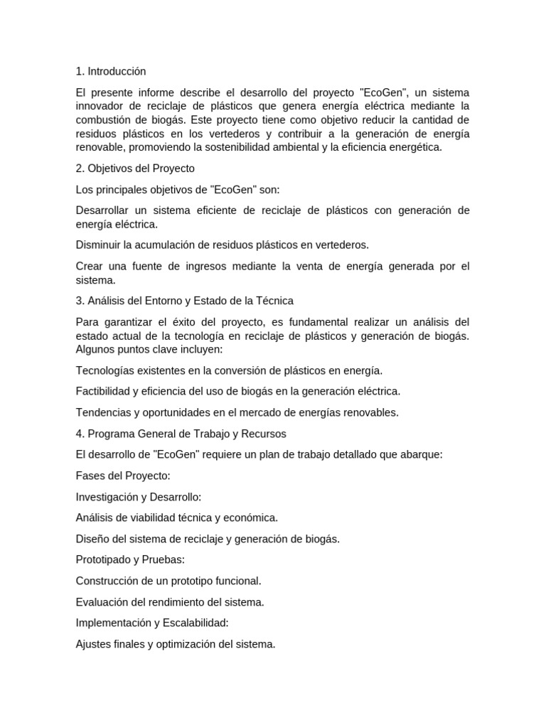 Ecogen Innovación | PDF | Reciclaje | Ingenieria Eléctrica