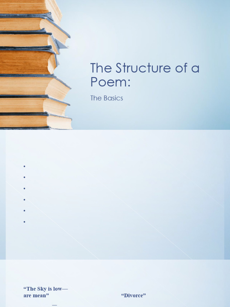 The Structure of A Poem | PDF | Poetry | Word