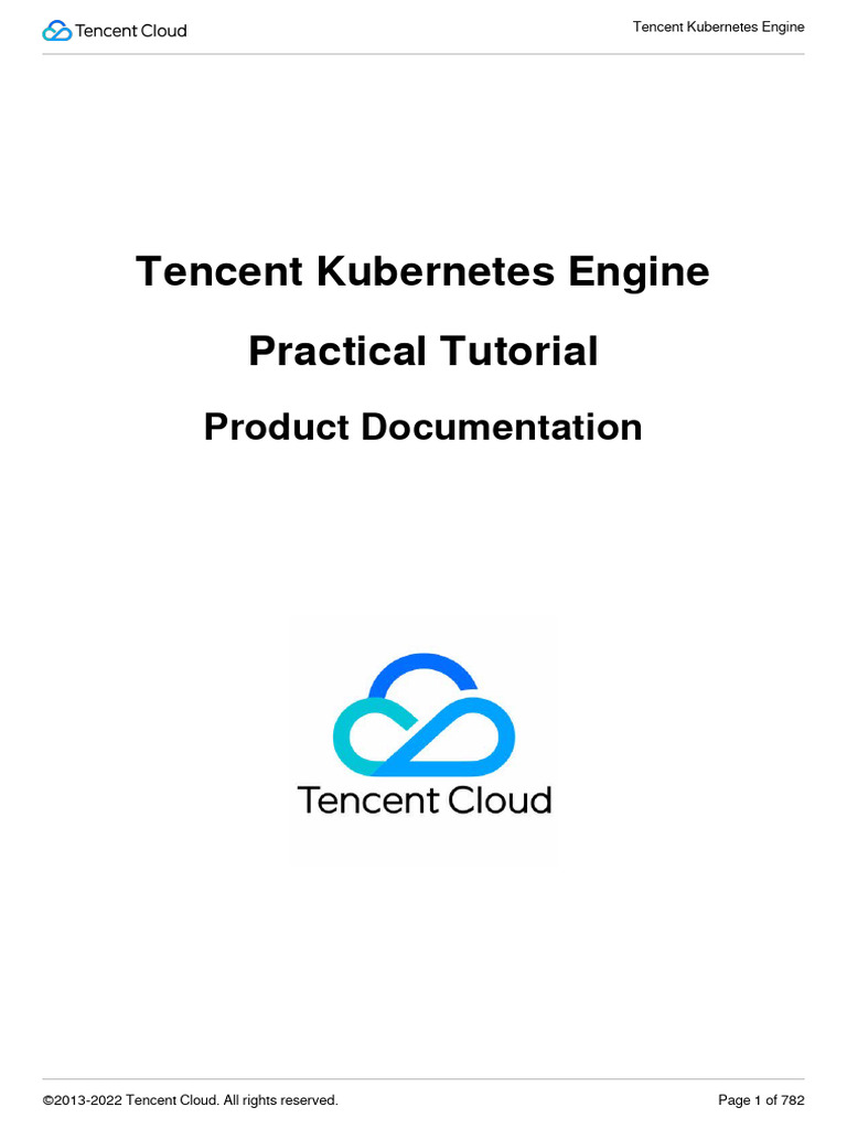 Tencent-Cloud 457 6786 en | PDF | Computer Cluster | Domain Name System