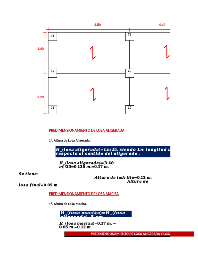Predimensionamiento de Losas | PDF
