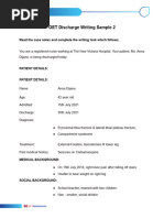 OET Writing Sample Test For Nurses PDF With Answers | PDF | Vertigo ...