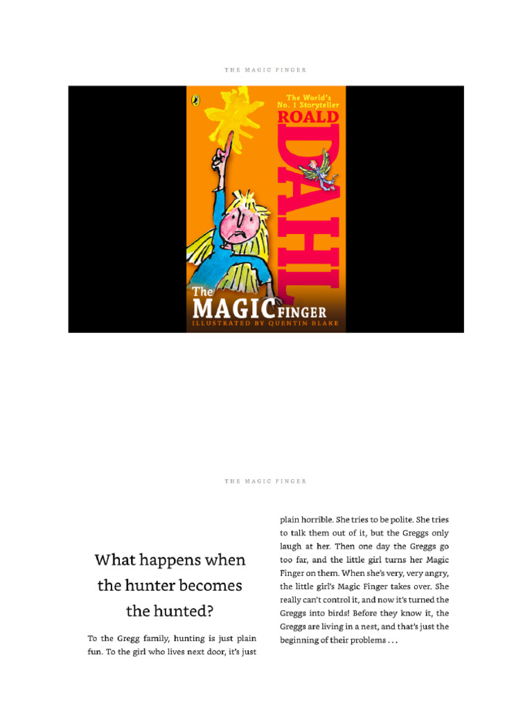 The Magic Finger 1 | PDF