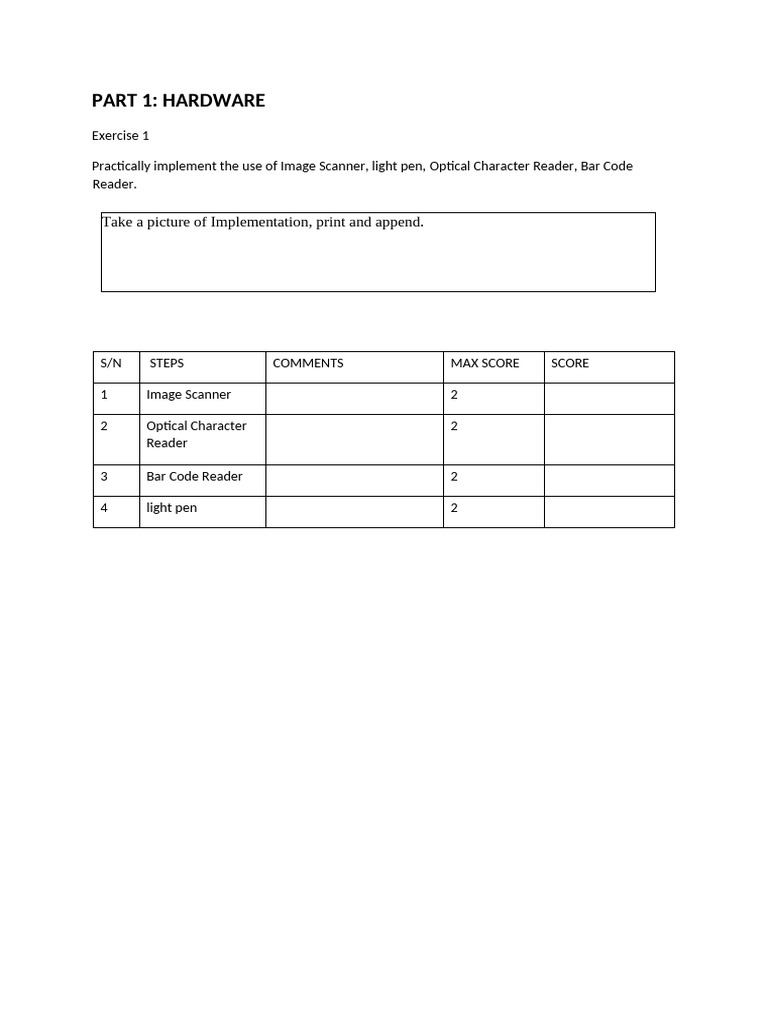 Hardware Implementation and Device Functions | PDF