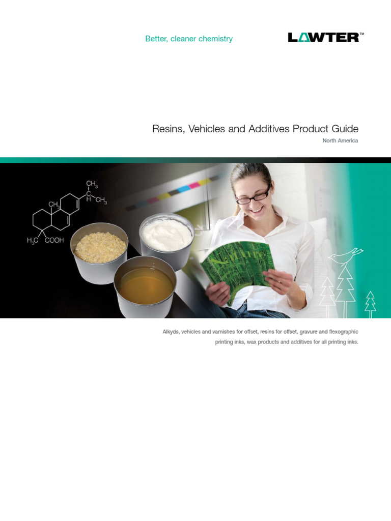 Ink Raw Materials and Additives Guide | PDF | Varnish | Resin